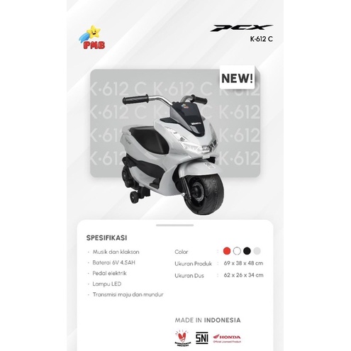 Jual Motor Aki Anak Scoopy PCX PMB K611C K612C K-611C K612C Exotic ...