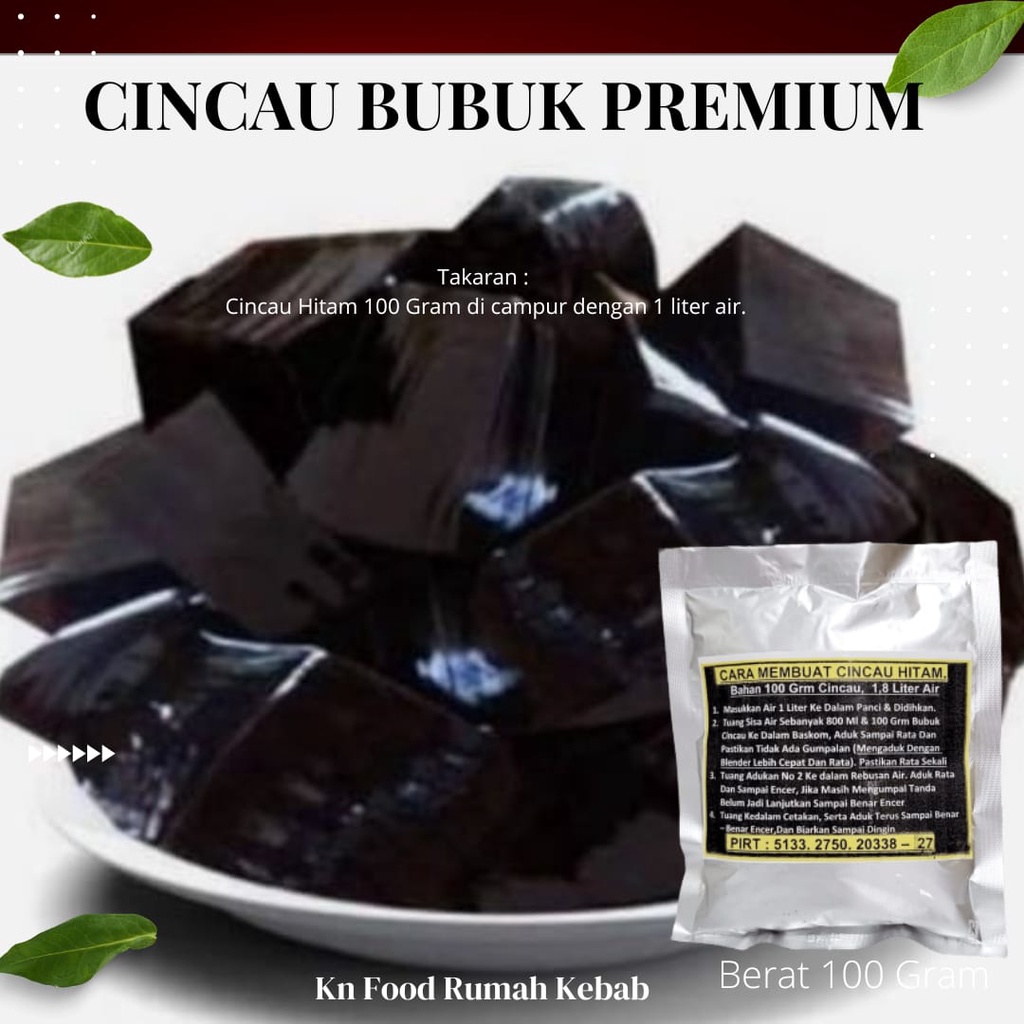 Jual Bubuk Cincau Hitam/Janggelan Powder 1 Ons bubuk cincau hitam ...