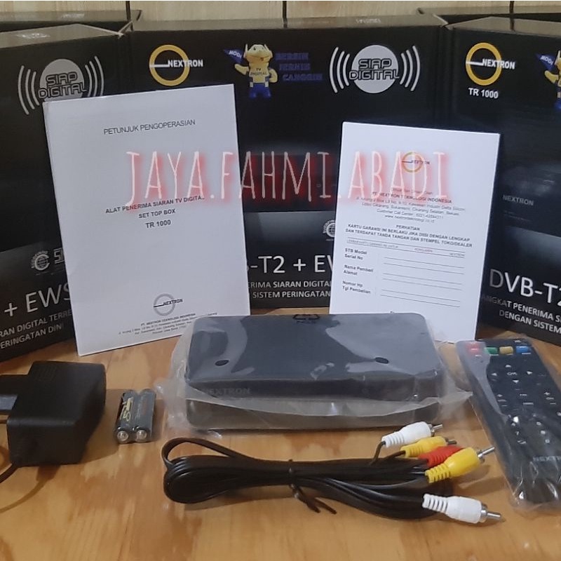 Jual STB SNI Set Top Box TV Digital Merk Nextron TR1000 Murah ...