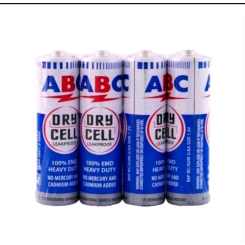 Jual (12 pcs) Baterai ABC / Tipe R6S AA 1.5V Batu Batre Battery Dry ...