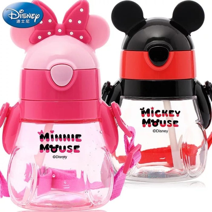 Jual BOTOL MINUM ANAK 3D STRAW CUP ANTI SEDAK ORI DISNEY 440ML WD-4385 ...