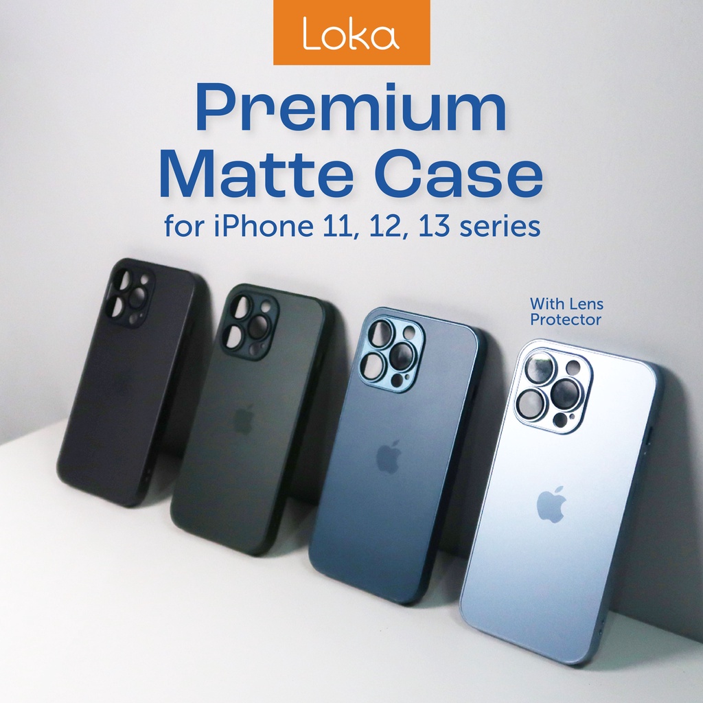 Jual Case iPhone 11 12 13 14 Pro Max Premium Matte Casing Pelindung ...