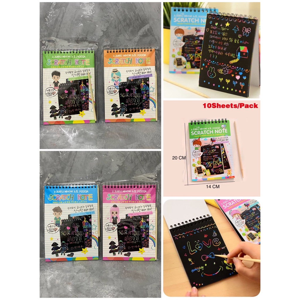Jual Scratch Book Rainbow | Shopee Indonesia