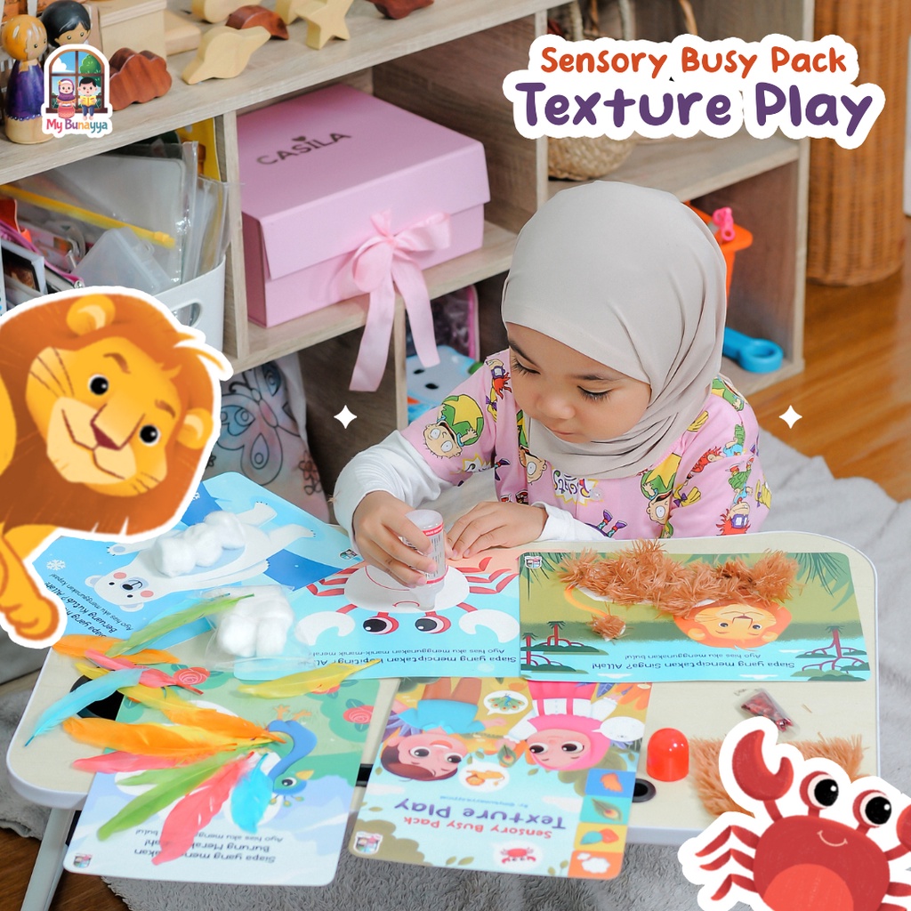 Jual Islamic Busy Pack: Texture Play - Mainan Edukasi - Sensory Play ...