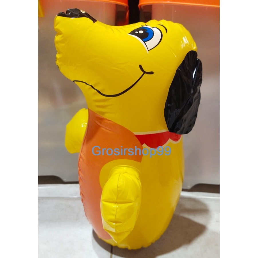 Jual 35cm Mainan Boneka Angin Pasir Tinju an Anak Kitty, Kodok , Tiger ...