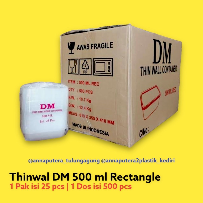 Jual Thinwal DM 500 Rectangle | Shopee Indonesia