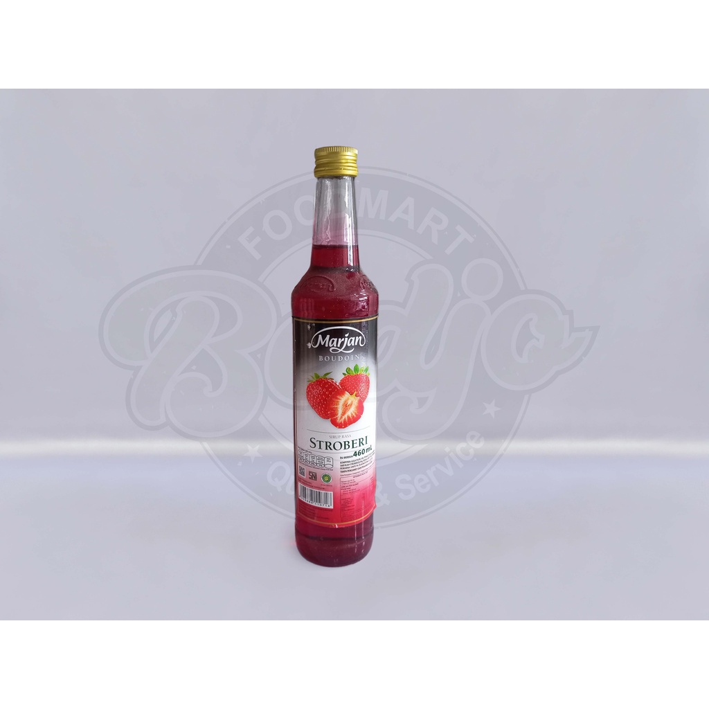 Jual Marjan Boudoin Syrup strawberry/strawberry 460ml - | Shopee Indonesia
