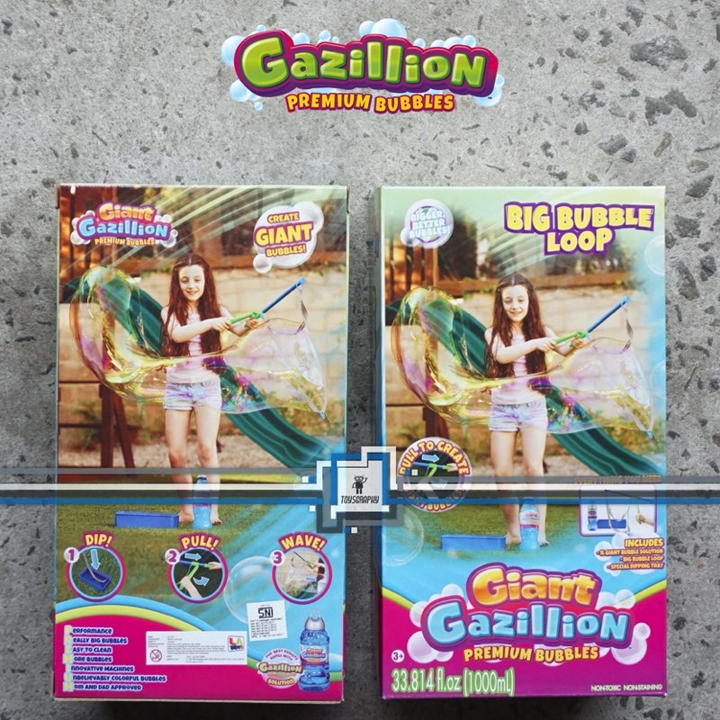 Jual Giant Gazillion Big Bubble Loop Bikin Bubble Super Jumbo with 1 Liter | Shopee Indonesia