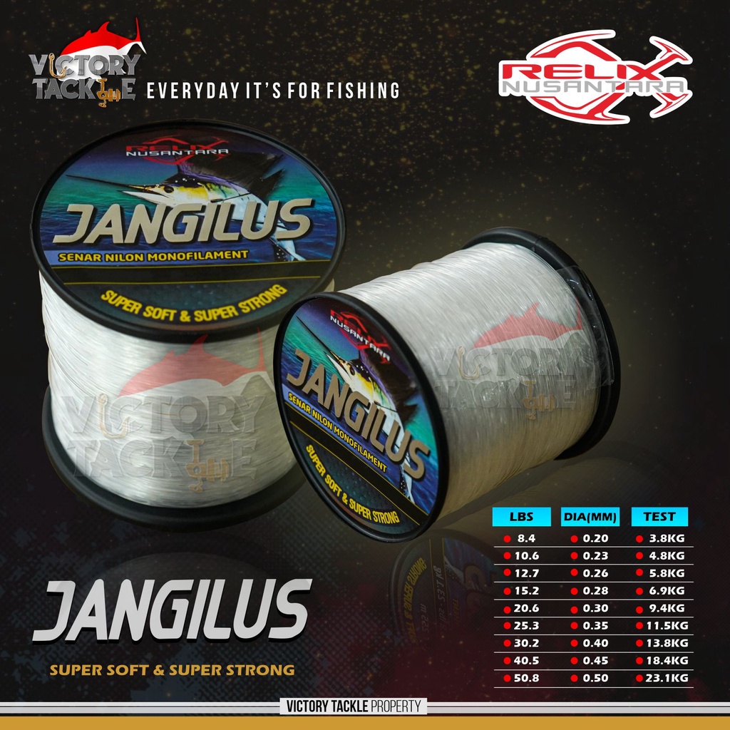 Jual EXTRA BONUS | SENAR PANCING Benang RELIX NUSANTARA JANGILUS NYLON ...