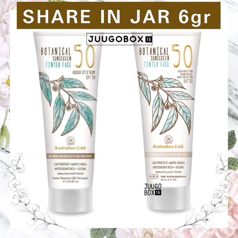 Jual SHARE - AUSTRALIAN GOLD Botanical SPF 50 Face Sunscreen Lotion ...