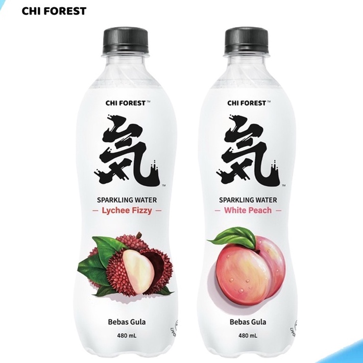 Jual [HALAL] Chi Forest Sparkling Water 480ml Lychee / White Peach Minuman Bebas Gula | Shopee ...