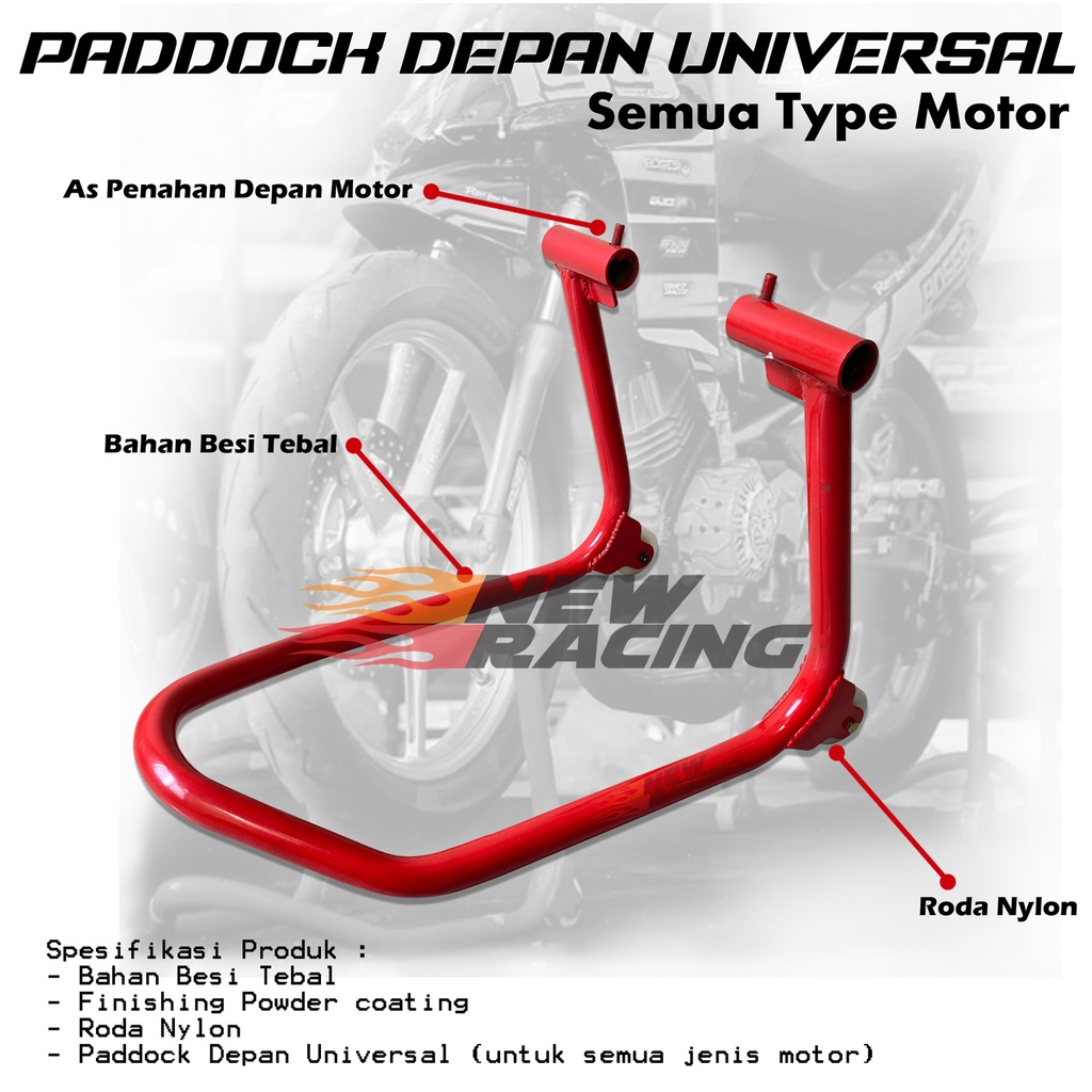 Jual Standar Paddock Pedok Padok Motor Depan Universal Fizr Jupiter ...