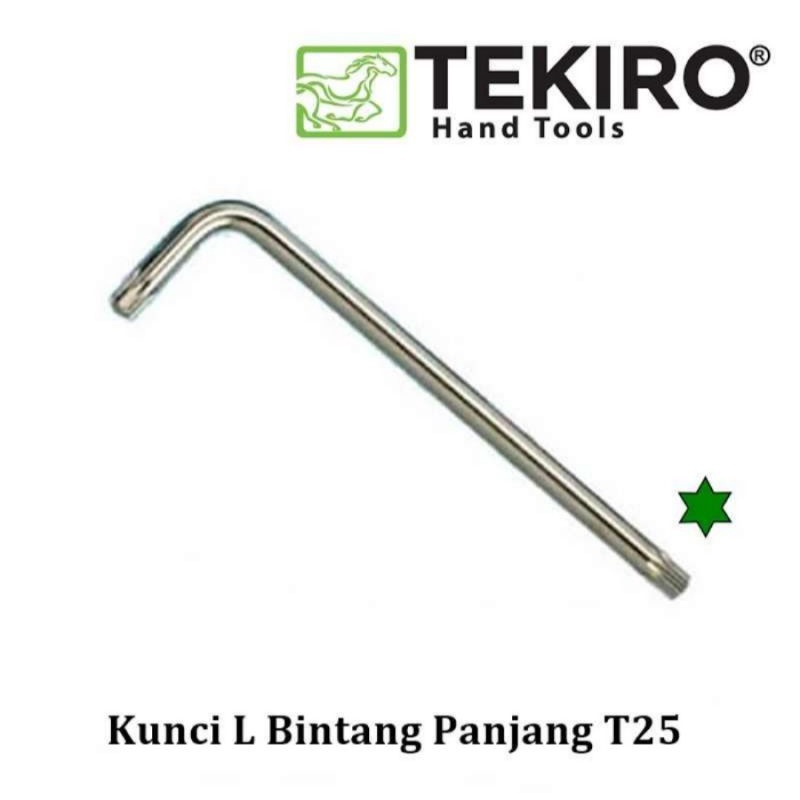 Jual TEKIRO ECERAN kunci L BINTANG T25 TIDAK LUBANG (SENSOR TPS) TORX key long T 25 ORIGINAL ...