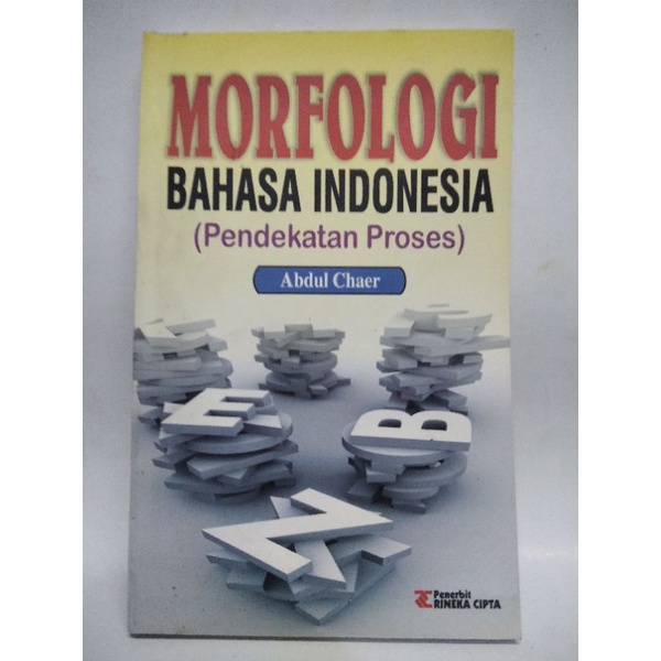 Jual MORFOLOGI BAHASA INDONESIA By Abdul Chaer | Shopee Indonesia