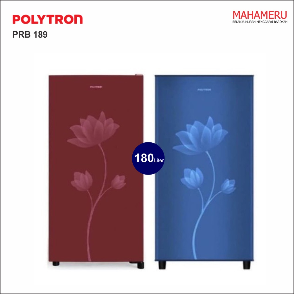 Jual Kulkas 1 Pintu POLYTRON PRB 189R/B | Shopee Indonesia