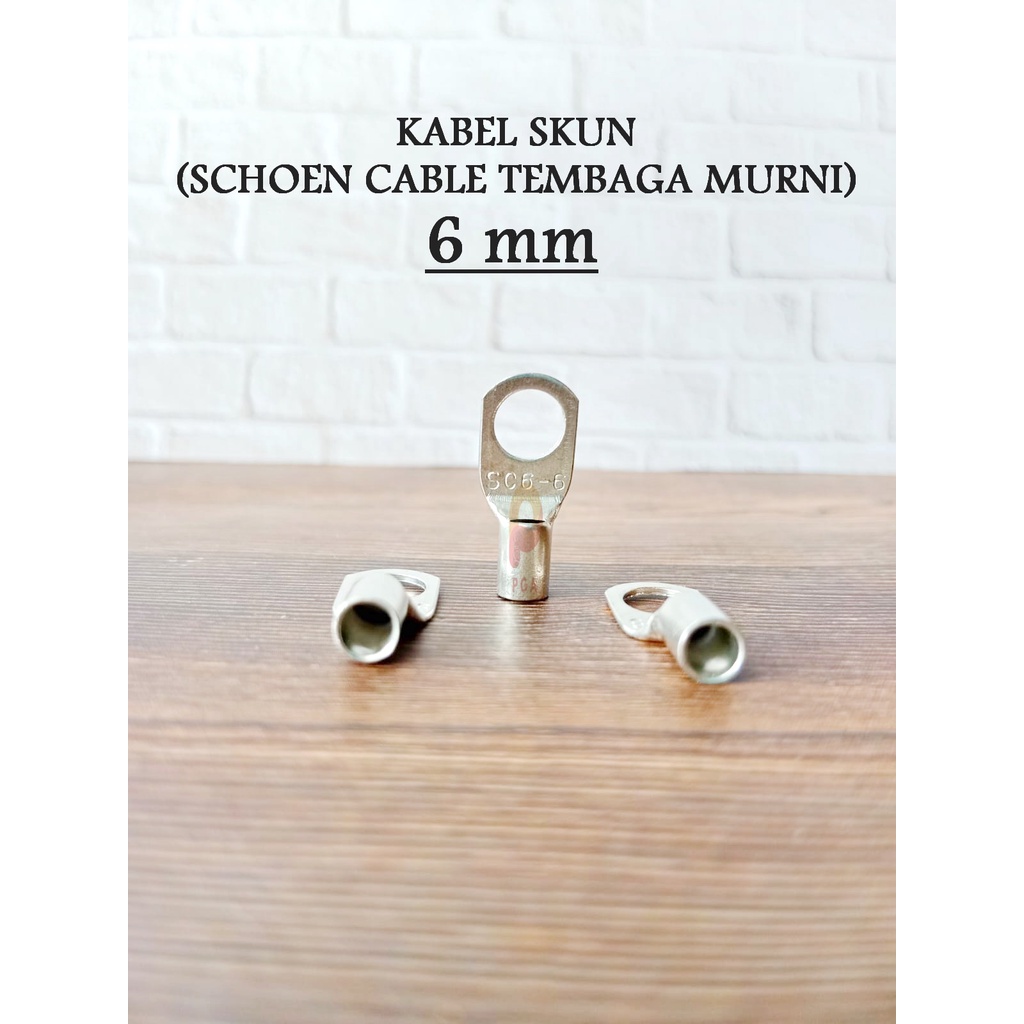 Jual KABEL SKUN / SCHOEN CABLE TEMBAGA MURNI 6mm | Shopee Indonesia
