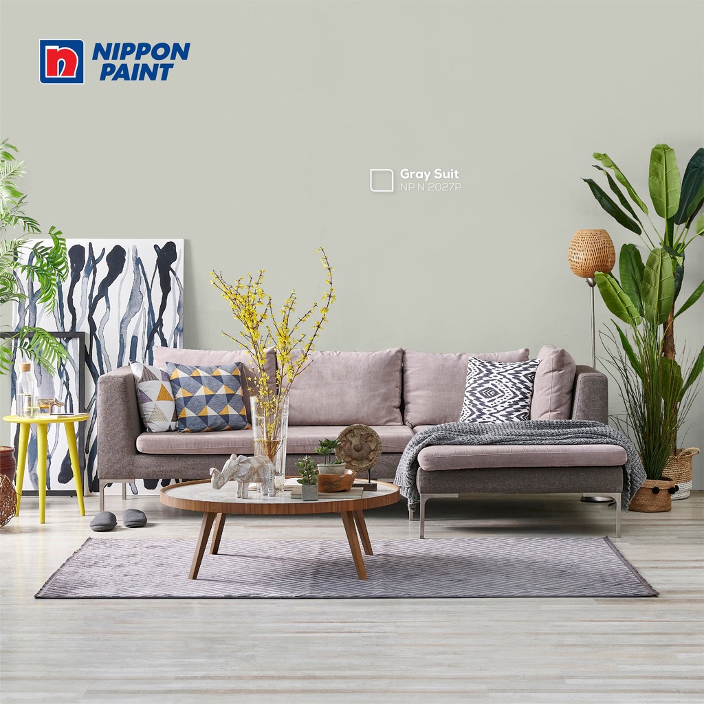 Jual CAT TEMBOK INTERIOR DAN EKSTERIOR NIPPON PAINT - GRAY SUIT/N2027P ...