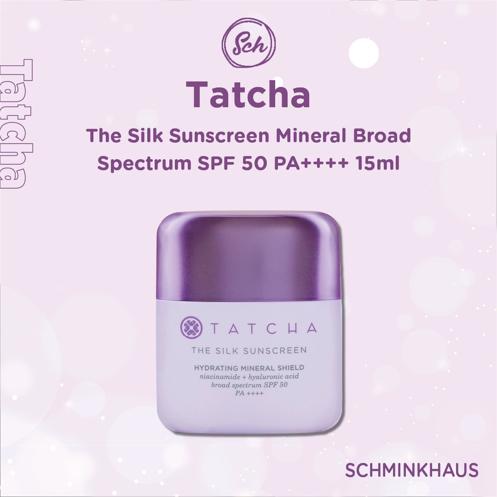 Jual TATCHA The Silk Sunscreen Mineral Broad Spectrum SPF 50 PA++++ 15ml (Travel Size) | Shopee ...