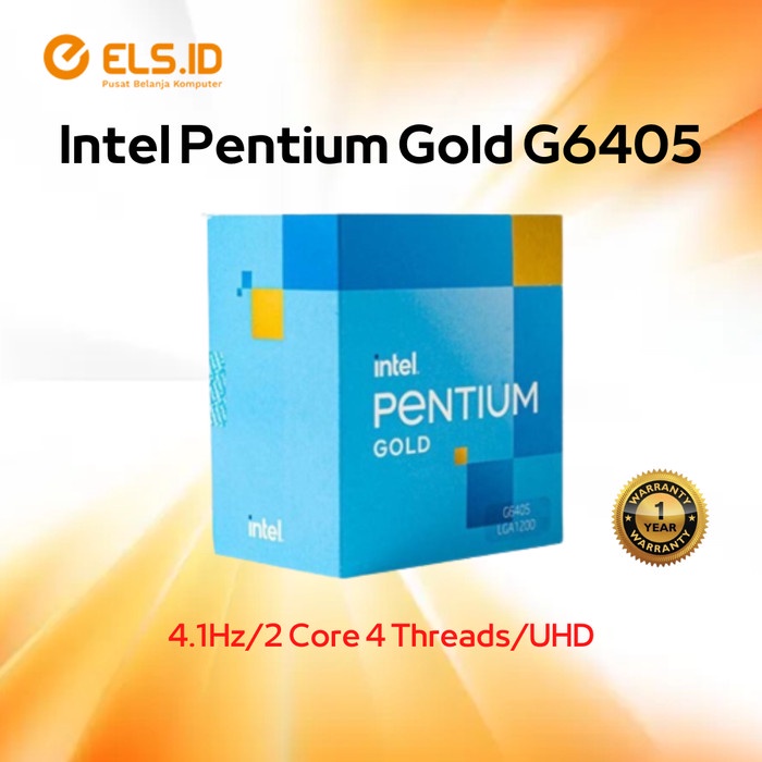 Jual Processor Intel Pentium Gold G6405 - Box | Shopee Indonesia