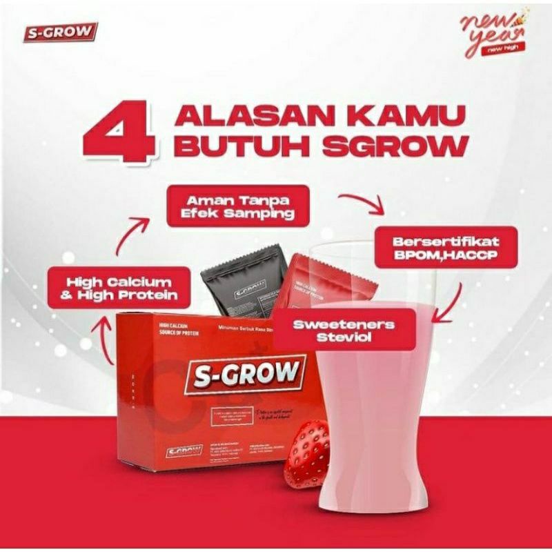 Jual S-GROW - Susu Kalsium Peninggi Badan Terbaik ( Paket Basic 5 ...