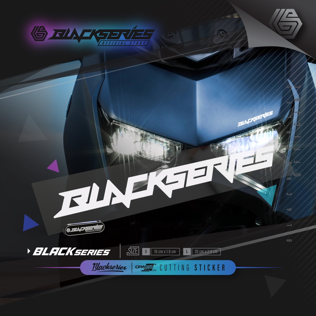 Jual Stiker Blackseries | Cutting Sticker Blackseries Logo | Shopee ...