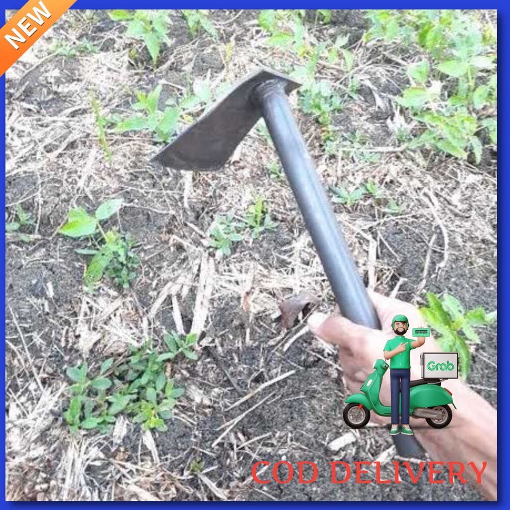 Jual Cangkul Rumput Gagang Pipa Besi - Cangkul Rumput Bilah Putih ...