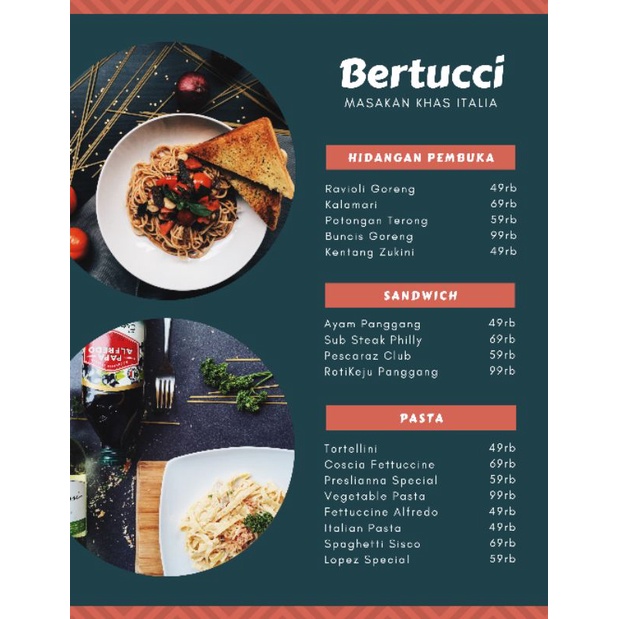 Jual jasa bikin menu , jasa bikin pilihan menu , termurah jasa bikin ...
