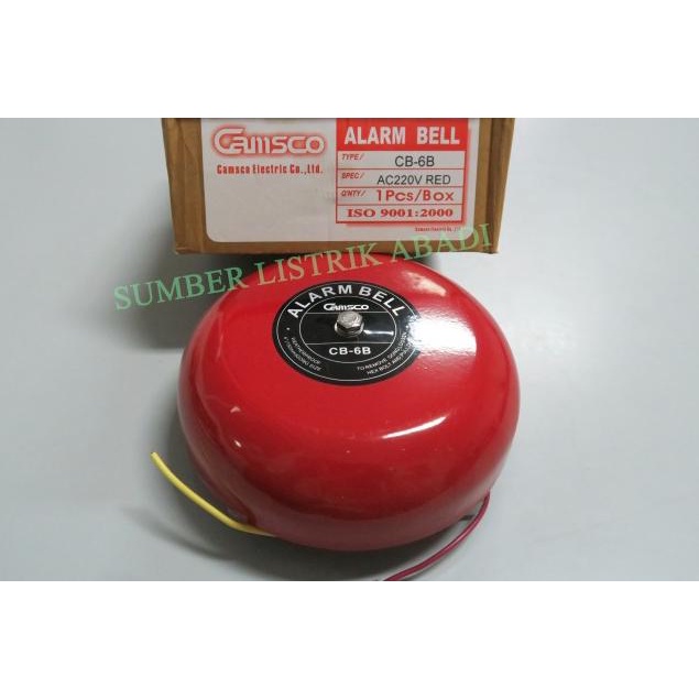 Jual Camsco Alarm Bell CB-6B 15cm (Bel Sekolah, Bel Pabrik) | Shopee Indonesia