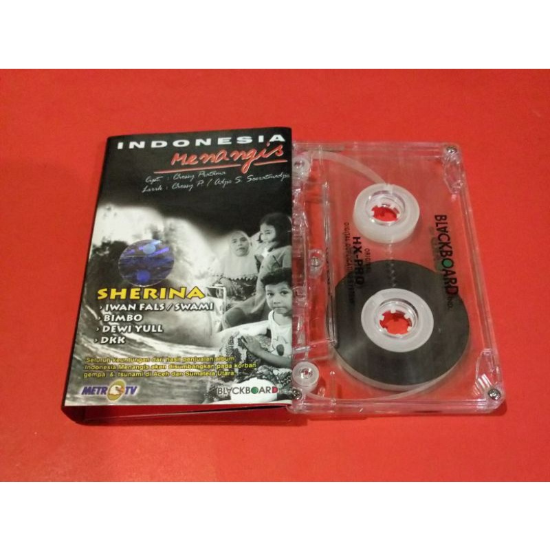 Jual kaset pita Sherina-Iwan Fals/Swami-Bimbo-Dewi Yull-DKK /Indonesia Menangis | Shopee Indonesia