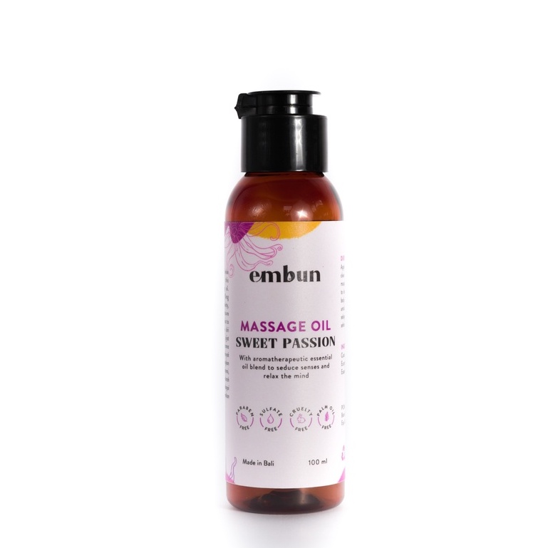 Jual EMBUN Massage Oil Sweet Passion 100 ml - Minyak Pijat Sensual ...