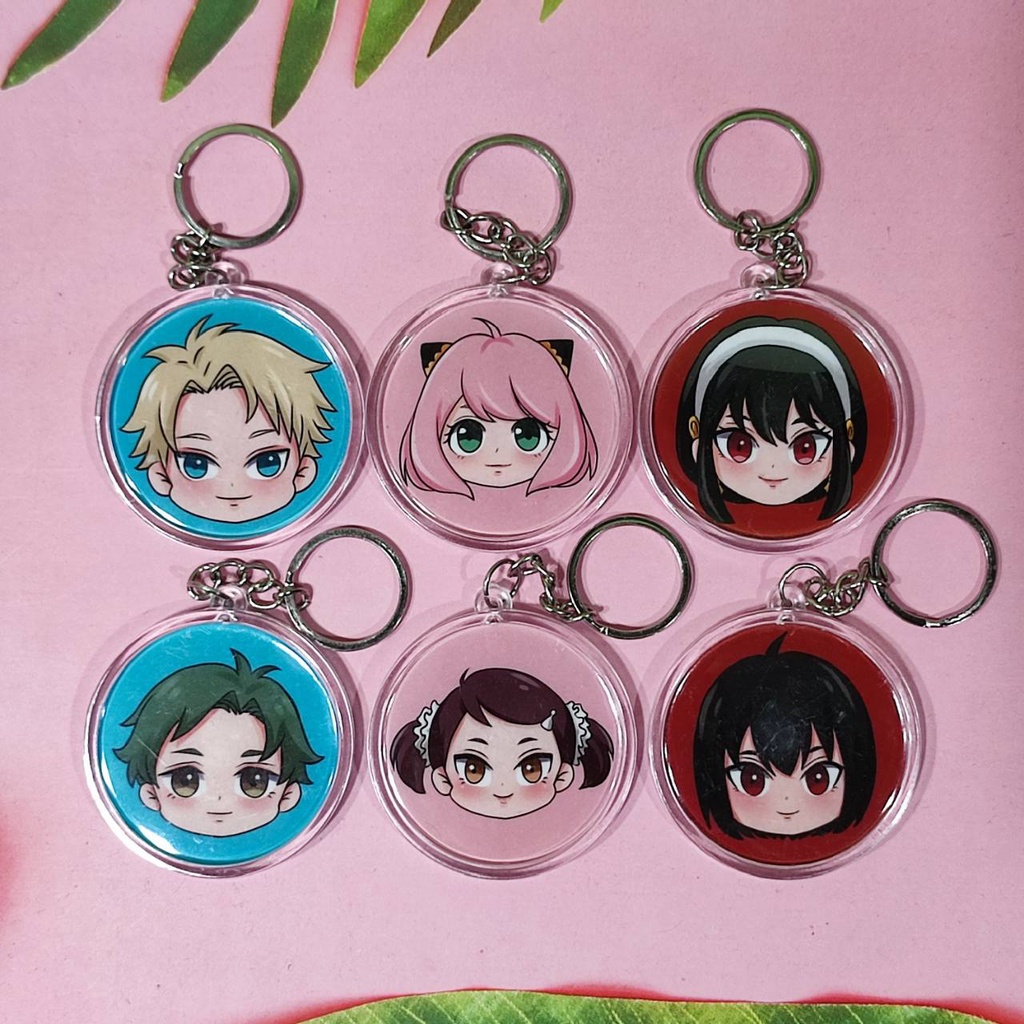 Jual Keychain Anime Spy x Family - Ganci Anime Spy x Family - Gantungan ...