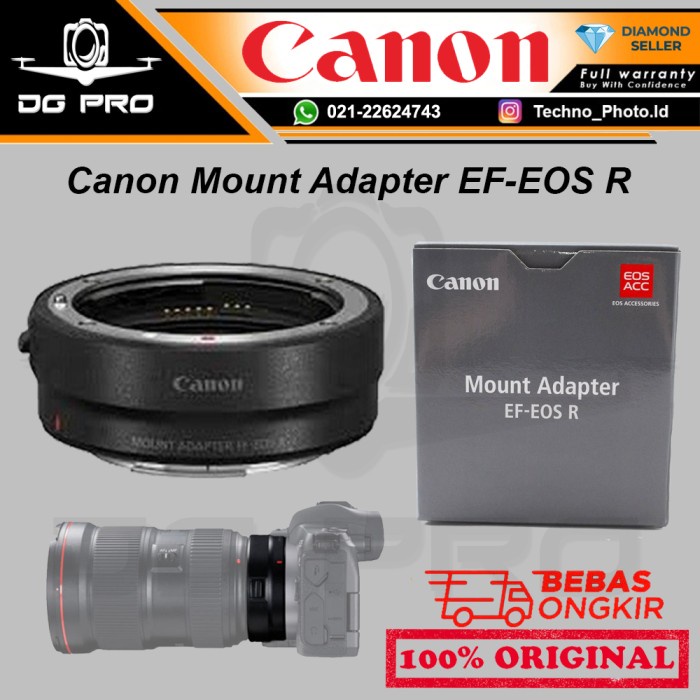 Jual Canon Mount Adapter EF EOS R / EF EOS RP Adaptor Canon Original | Shopee Indonesia