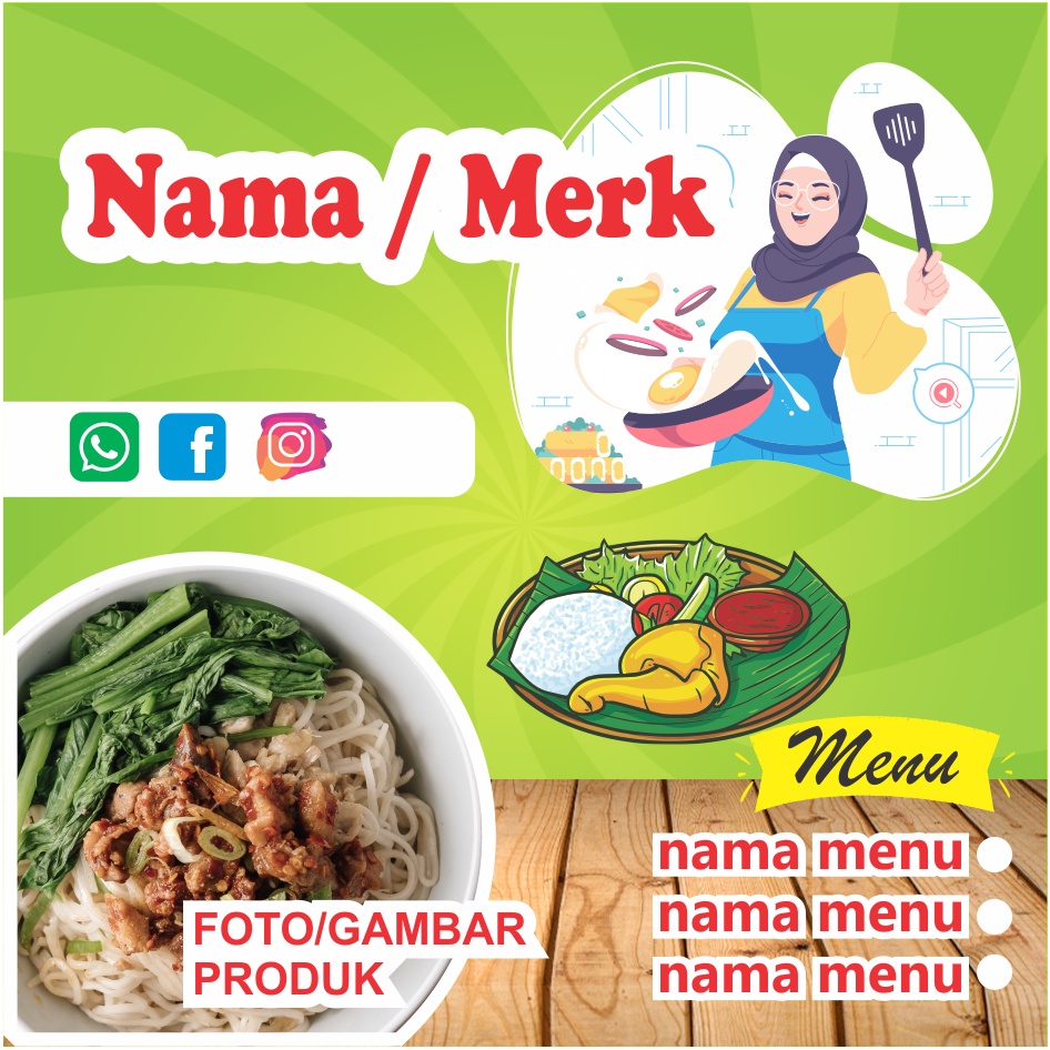 Jual Stiker snack makanan label - label makanan stiker makanan ...