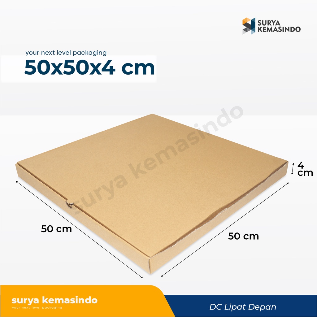 Jual Box 50x50x4 LD Pizza Besar/Kardus/Karton/boxpizza/Pizza/Hampers ...