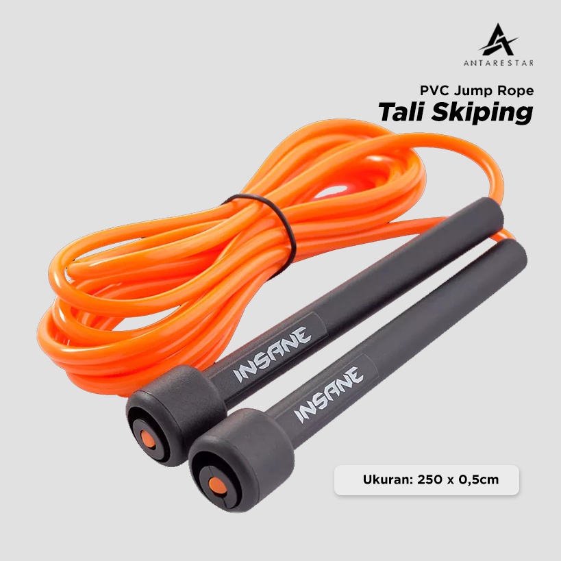 Jual Lompat Tali Skipping Olahraga Dewasa PVC Jump Rope | Shopee Indonesia