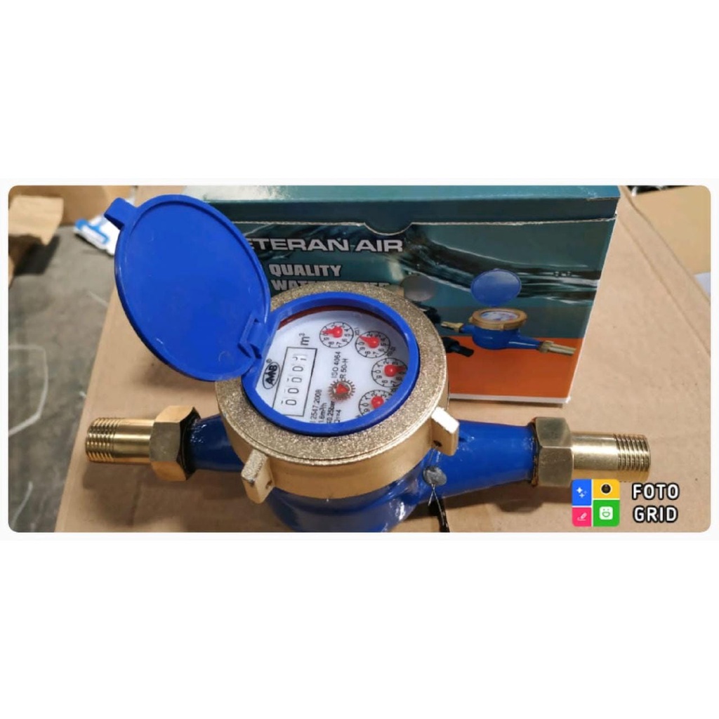Jual Meteran Air Besi 1/2" / Meteran Air 1/2 Inch Besi / Meteran Air ...