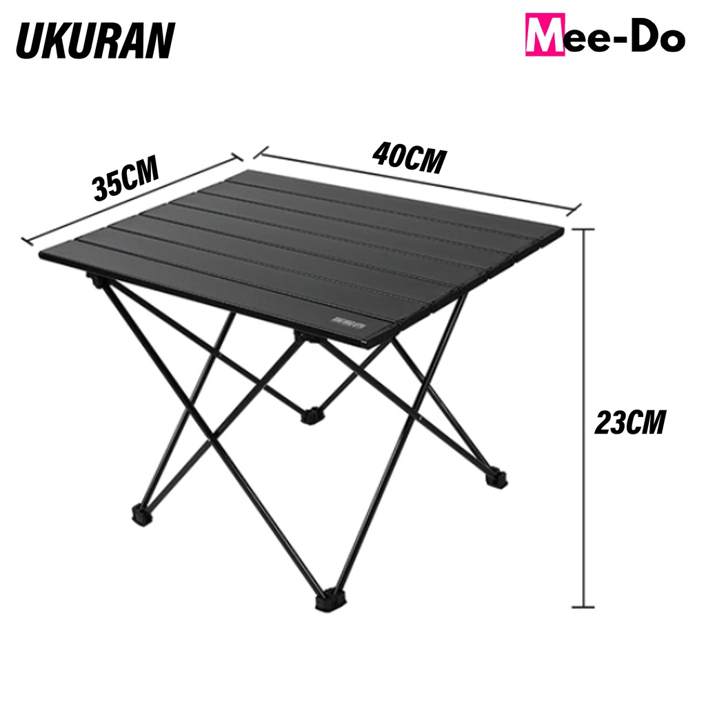 Jual Meja Lipat Outdoor Aluminium Portable Camping Foldable Table ...