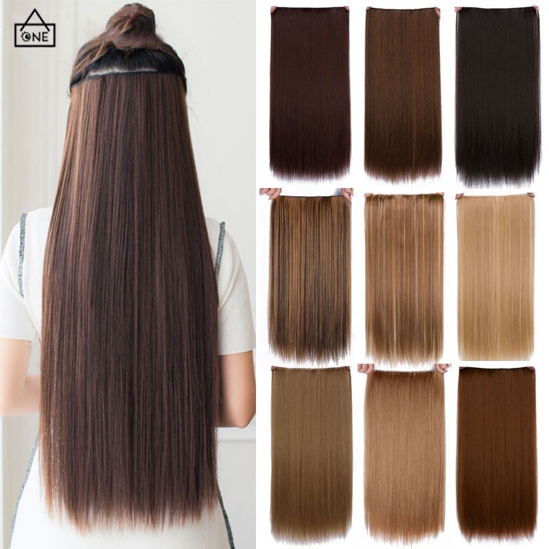 Jual COD ️Wig Rambut Wanita Ikat Hair Extension Hairclip Korea lima ...