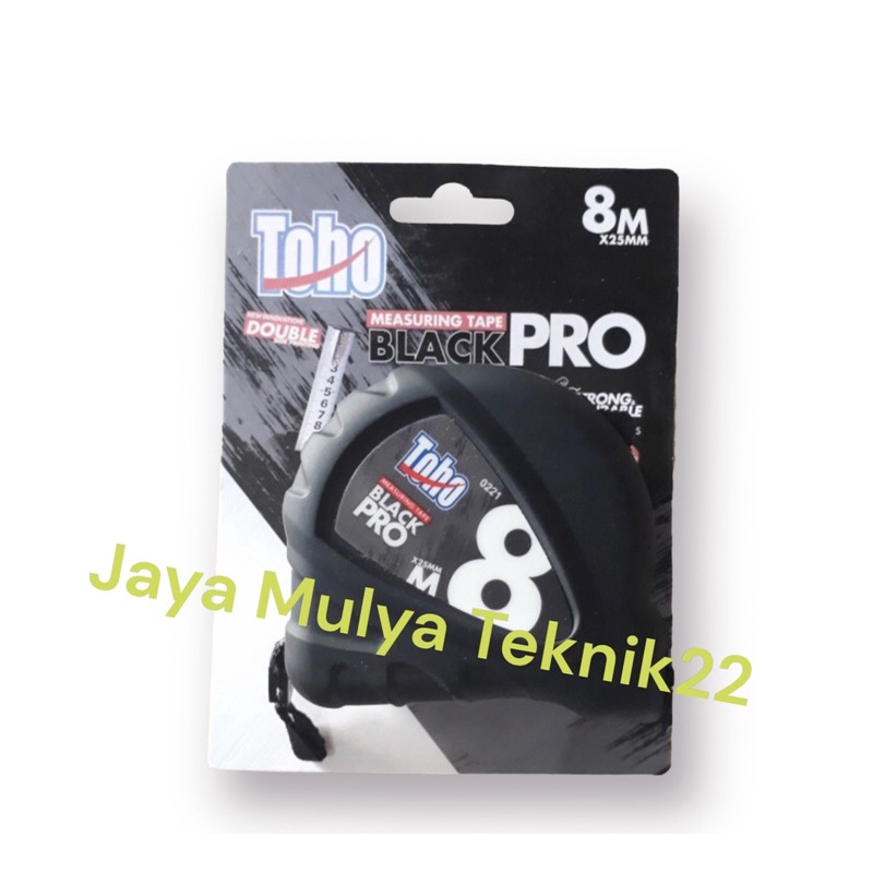 Jual TOHO Meteran black pro 8 meter / Meteran Toho / Alat pertukangan | Shopee Indonesia
