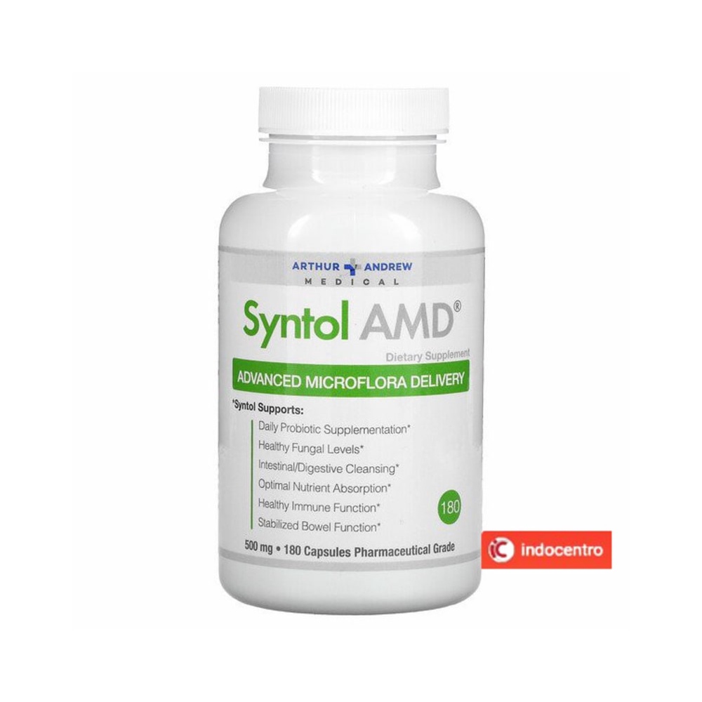 Jual Arthur Andrew Medical Syntol AMD Microflora 500mg 180 Caps ...