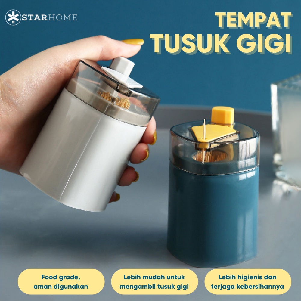 Jual Tempat Tusuk Gigi Otomatis Kotak Tusuk Gigi Holder Dispenser Tusuk ...