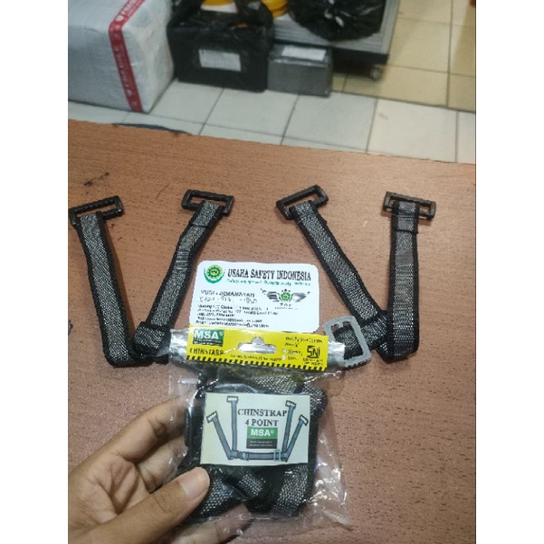 Jual Tali dagu MSA 4 titik / Chinstrap MSA 4 point harga murah meriah ...