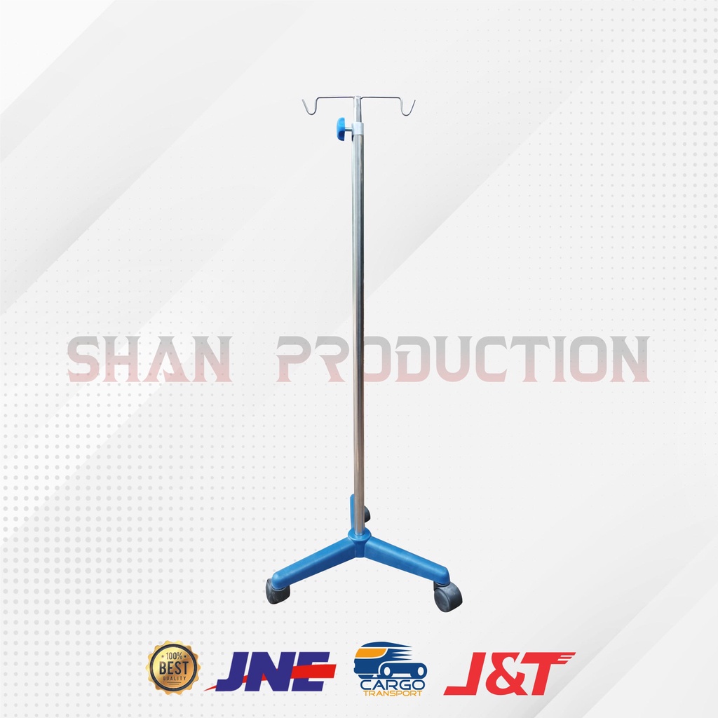 Jual Tiang Infus Roda Full Stainless Steel - Tiang infus Roda | Shopee ...