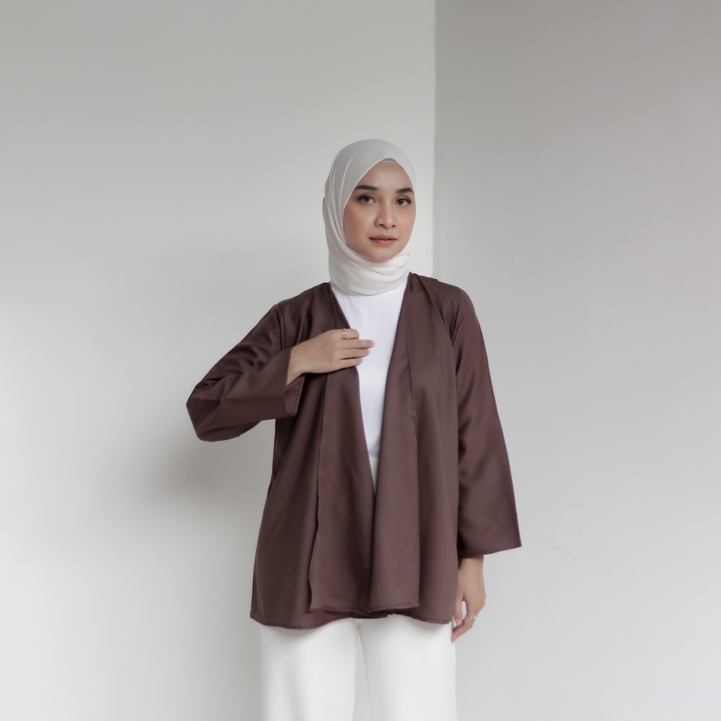 Jual Ahlami-Kamila Basic Outer Coklat Pramuka | Shopee Indonesia
