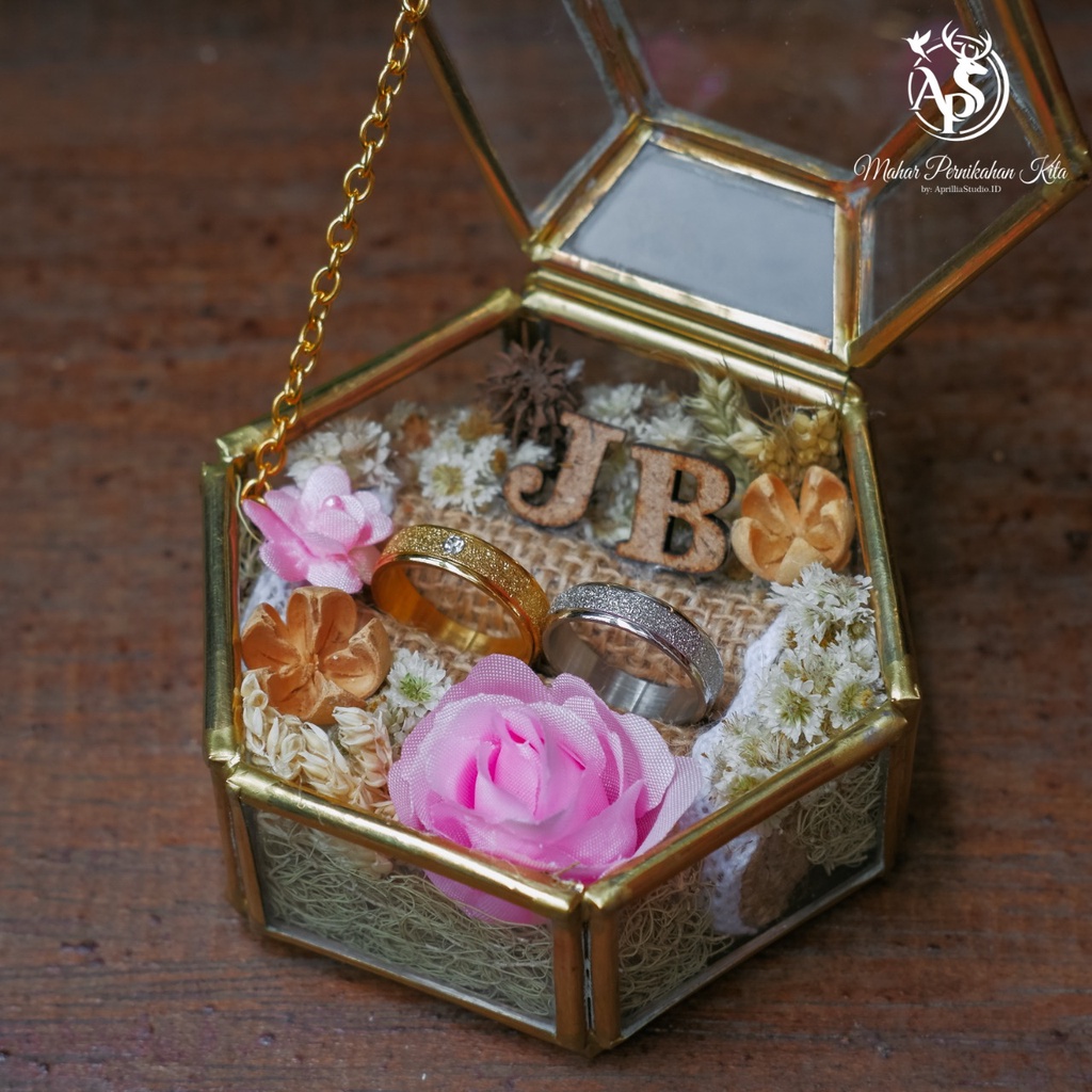 Jual RING BOX TEMPAT CINCIN LAMARAN GLASS BOX RUSTIC AESTHETIC | Shopee ...