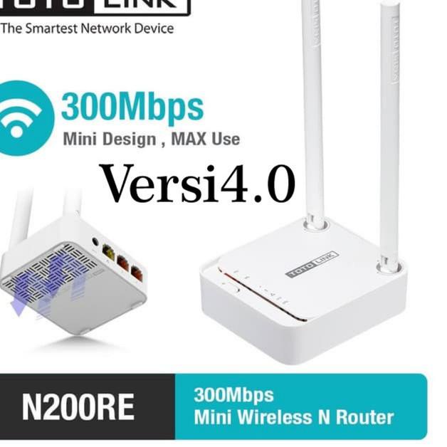 Jual Totolink N200RE Router 2 Antenna Wireless Router Mini 300Mbps ...