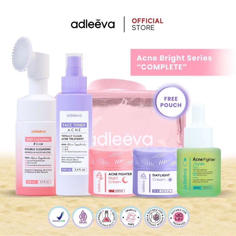 Jual ADLEEVA by ADEEVA ACNE SERIES COMPLETE | Shopee Indonesia