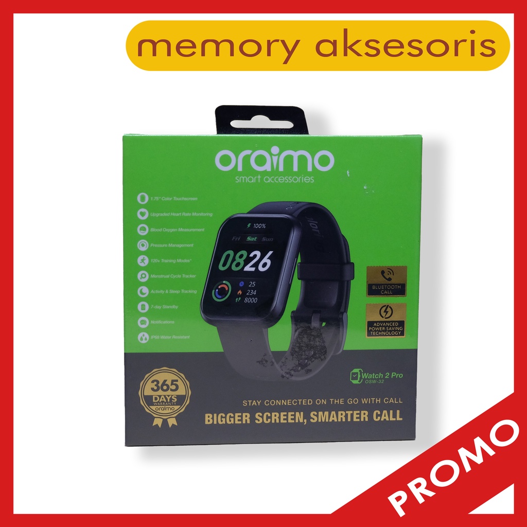 Jual Smart Watch Oraimo Watch 2 Pro Jam Tangan Pintar OSW-32 | Shopee ...