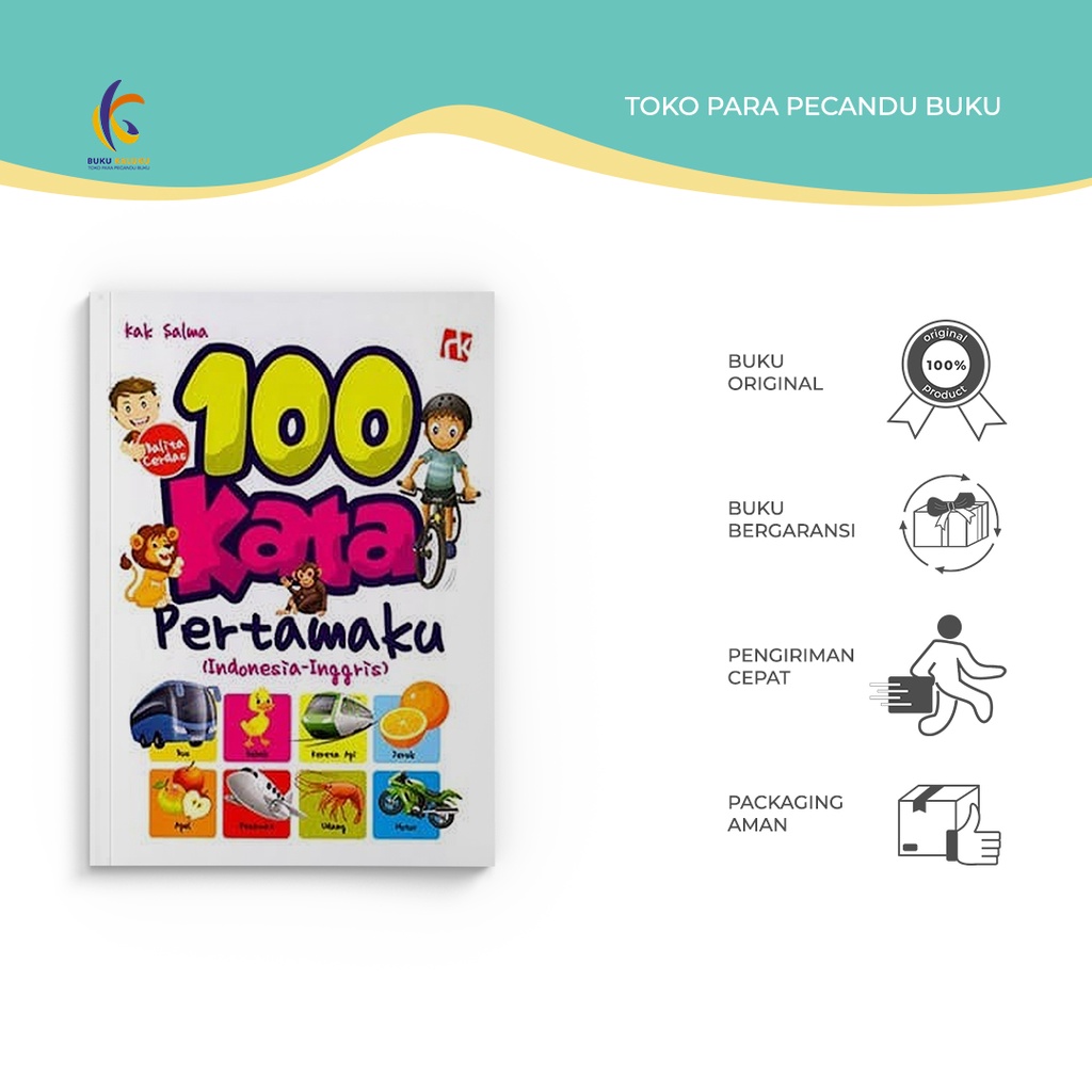 Jual Buku Anak - Balita Cerdas : 100 Kata Pertamaku ( Indonesia ...