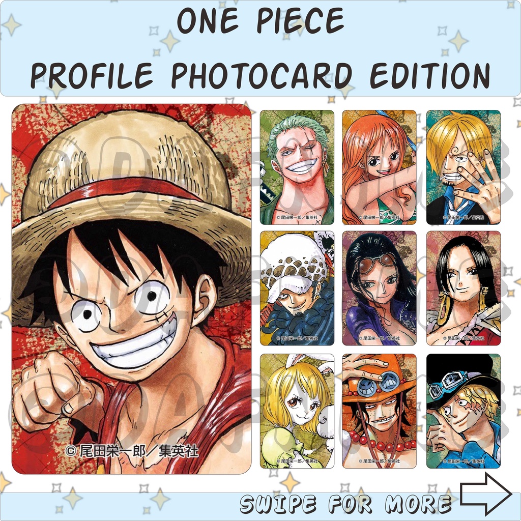 Jual ONE PIECE PROFILE EDITION PHOTOCARD ANIME | Shopee Indonesia
